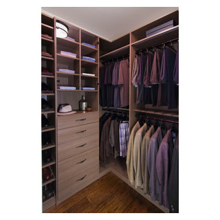Tenino Walnut Walk-In Closet - Traditional - Closet - San Francisco ...
