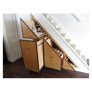 Under stair pantry - Contemporary - Staircase - Toronto - by Studio ...