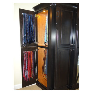 Uptown Condo Wardrobe for Him - Transitional - Wardrobe - Charlotte ...