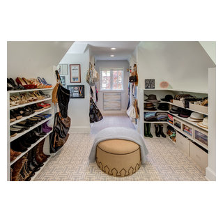 Walk-in Closet - French Normandy Tudor - Transitional - Closet - New ...