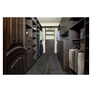 Walk In Closet in Terra Textured TFL - Contemporary - Closet - San ...