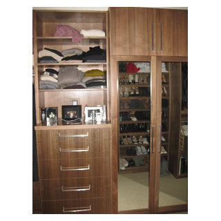 Walk In - Stained Walnut - Contemporary - Closet - Santa Barbara - by ...