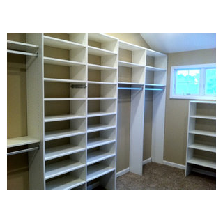 White Walk-in Closet - Traditional - Closet - New York - by Bella ...