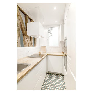 Clarté et authenticité pour cet appartement parisien de 71 m² ...