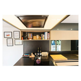 Cration d'une cuisine TMD Menuiserie - Modern - Kitchen - Lyon - by ...