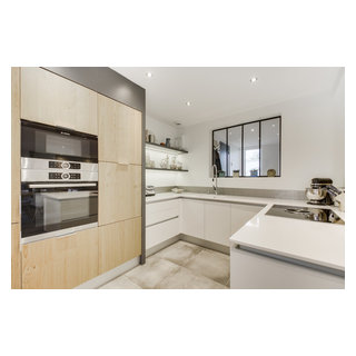 Inspiration scandinave pour une cuisine blanche et bois - Scandinavian ...