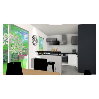 PROJET EN 3D - SIMULATION 3D - PLAN 3D - VUE 3D - Kitchen - Paris - by ...