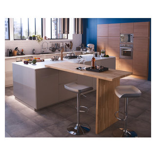 Une vraie cuisine de chef - Contemporary - Kitchen - Lille - by ...