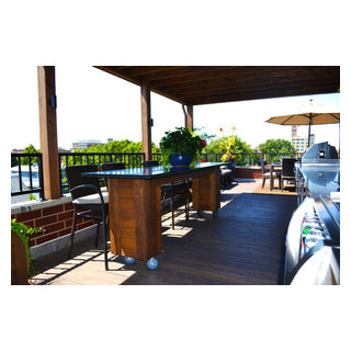 A Lakeview Roof Deck Lounge - Contemporary - Deck - Chicago - by ...