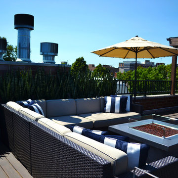75 Rooftop Deck with a Roof Extension Ideas You'll Love - July, 2024 ...