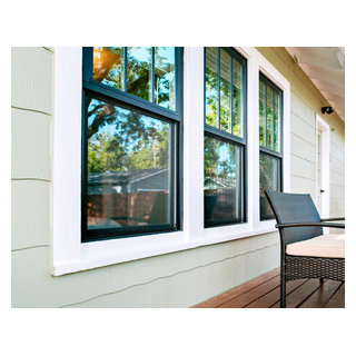 Andersen Black 100 Series Windows - Fort Worth - Craftsman - Deck ...