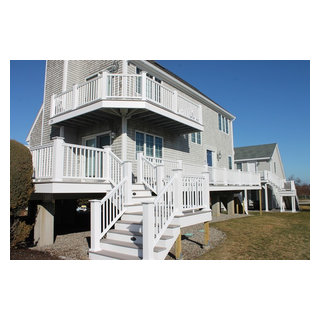 AZEK Deck Design on Waterfront Home, Fairhaven, MA - Traditional - Deck ...