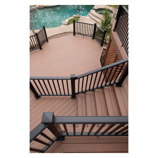 Azek Morado Deck with Azek Railings - Traditional - Deck - Boston - by Selectwood - Building ...