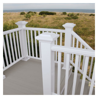 AZEK Reserve Rail and AZEK Porch Slate Gray - Fusion - Deck - New York ...