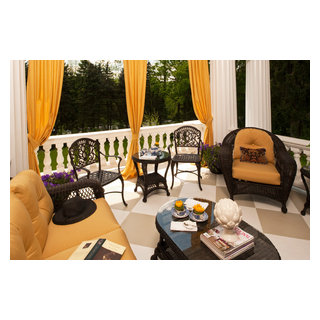 Balcony and Vestibule Stonebridge Mansion - Traditional - Deck ...