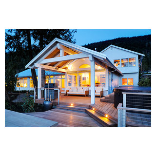 Beach House Renovation - Beach Style - Deck - Seattle - by Axiom Design ...