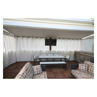 Bell Garage - Traditional - Terrace - Chicago - by Chicago Green Design ...