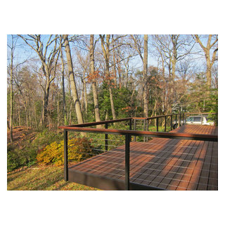 Bronze Aluminum Posts & Inline Support for Deck in Arnold, MD ...