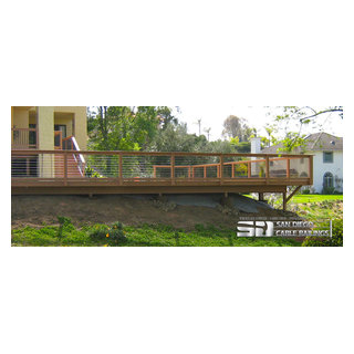 Cable Deck Railing - Modern - Deck - San Diego - by San Diego Cable ...