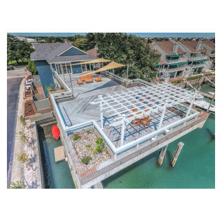 Captain's Deck, Seapath Yacht Club - Beach Style - Deck - Wilmington ...