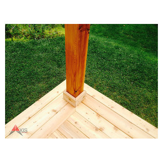 Cedar Deck Post Trim - Traditional - Deck - Toronto - by User | Houzz