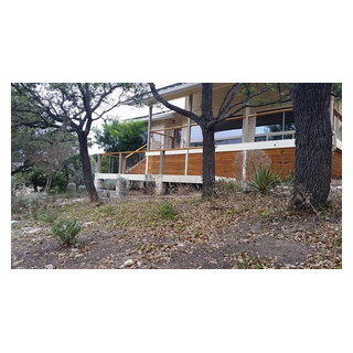 Cedar Deck Remodel with Cable Railings and Privacy Screens ...
