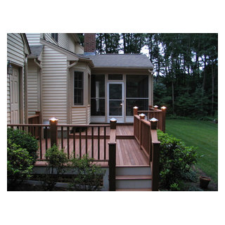 Clancy - deck lighting using low voltage lighted post caps ...