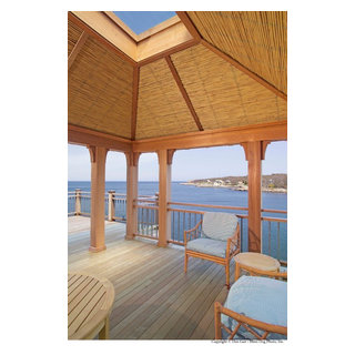 Cliffside deck and gazebo - Asian - Terrace - Boston - by Meadowview ...