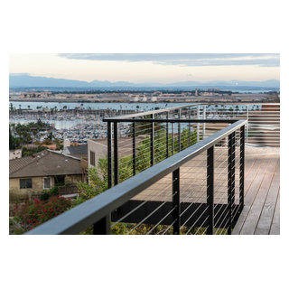 Coastal Cable Railing - Contemporary - Deck - San Diego - by San Diego ...