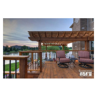 Cobblestone Landscape Renovation with Paver Pool Deck, Pergola, Outdoor ...