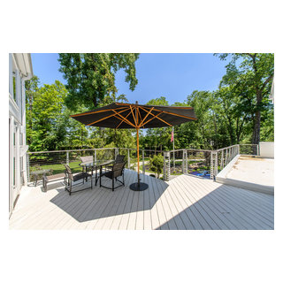 Complete Modern Railing and Stair System - Modern - Deck - New York ...