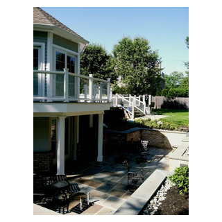 Conservatory Balcony above California Kitchen Terrace - Traditional ...