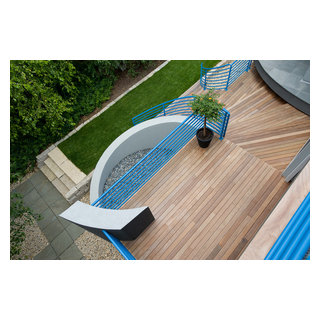 Contemporary Cascading Deck - Contemporary - Deck - Other - by ...