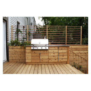 Contemporary Shaker Style in Bushwick - Contemporary - Deck - New York ...