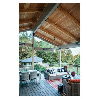 Country Covered Deck - Farmhouse - Deck - Other - by W.L. Construction ...