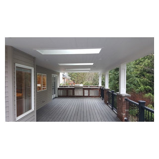 Covered Deck Expansion - Contemporary - Deck - Seattle - by J.T. Design ...