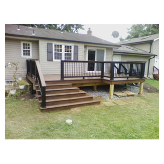 Custom Black rails - Contemporary - Deck - Baltimore - by Elite Decks ...