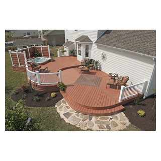 Custom Built Deck around Outdoor Jacuzzi - Deck - Miami - by Archadeck ...