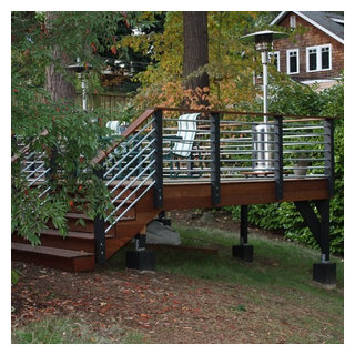 Custom Deck Build - Transitional - Deck - Seattle - by User | Houzz