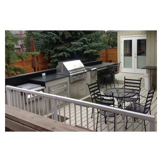 Deck Custom Grill Station - Contemporary - Deck - Los Angeles - by ...