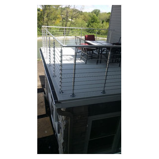 Deck - Prova Cable railing system - Modern - Terrace - Minneapolis - by ...