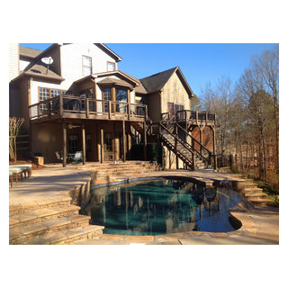 Deck Renovation Project │Deck Builders Atlanta - Traditional - Deck ...