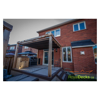 Deck with octo pergola - Modern - Terrace - Toronto - by ROYAL Decks ...