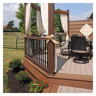 Decking - Terrain Collection | Sandy Birch and Brown Oak accents ...