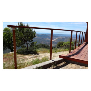 DIY Cable Railing System - Rustic - Deck - San Diego - by San Diego ...