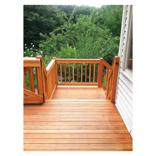 Douglas fir deck - Rustic - Terrace - Boston - by Liberty Homes | Houzz UK