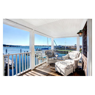 Edgartown Boat House - Beach Style - Deck - Boston - by Bob Gothard ...