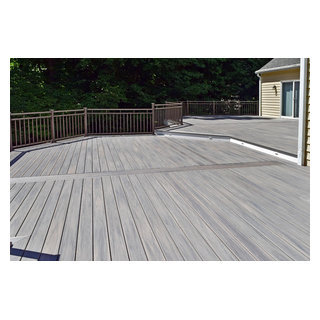 Expansive Backyard Deck - Contemporary - Deck - Philadelphia - by A&E ...