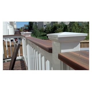 Fiberon IPE_White Vinyl Rail System - Deck - DC Metro - by Atlantic ...