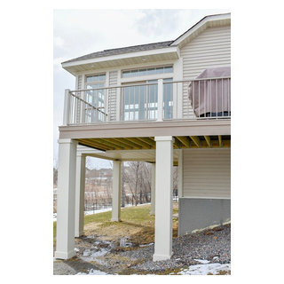 Four Season Porch Addition and Dual Decks - Shabby-chic Style - Terrace ...